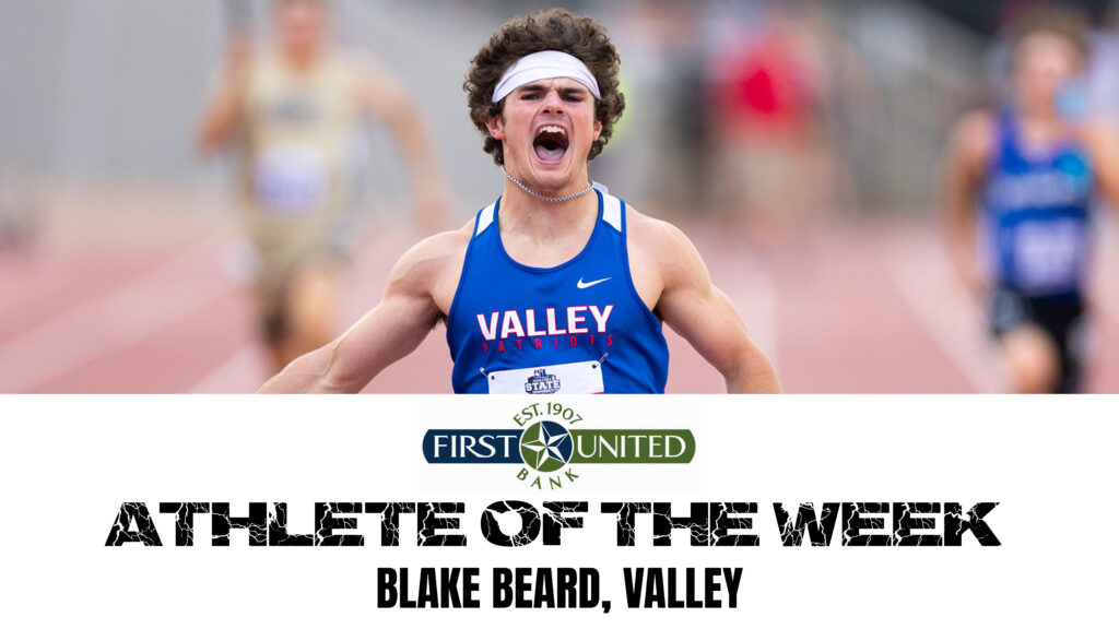 First United Bank Boys Athlete of the Week: Blake Beard, Valley | Press ...