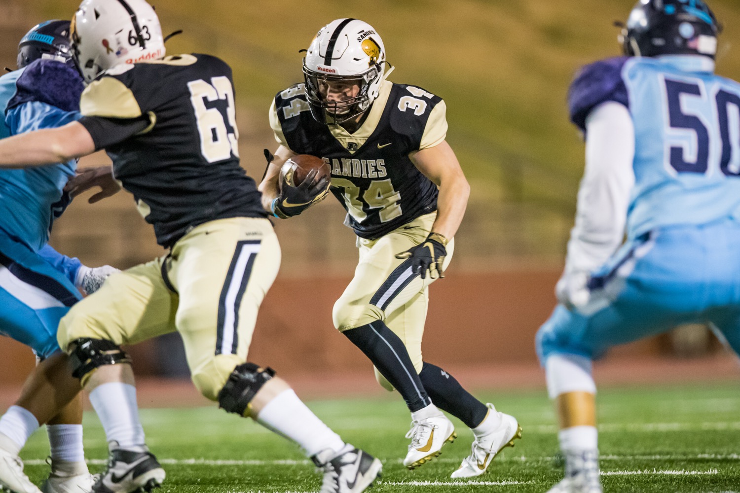 Sandies storm Chapin, 44-7; Dunnam earns first career playoff win ...