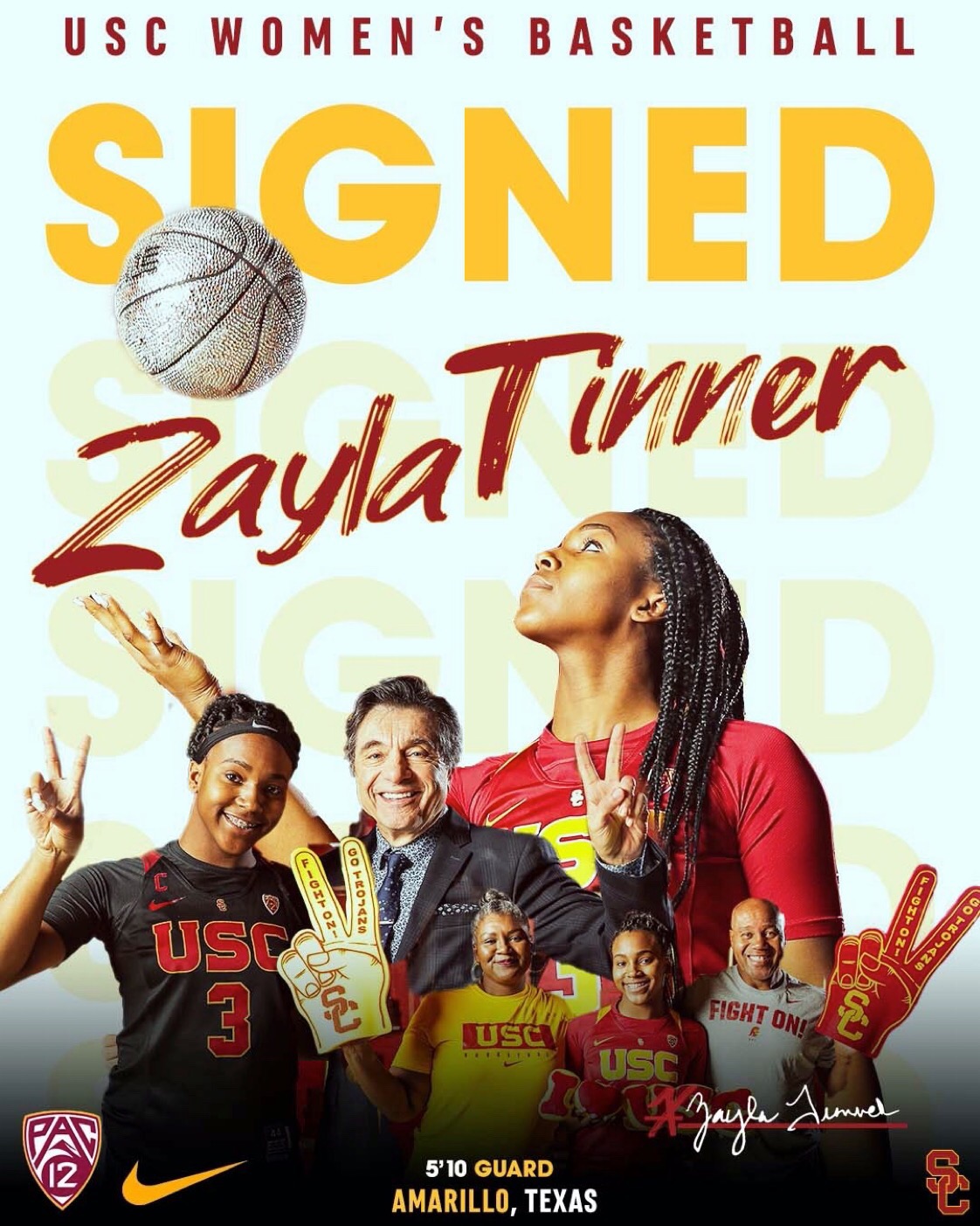 Amarillo ISD standouts, Tinner, Smith, sign to Division I basketball ...