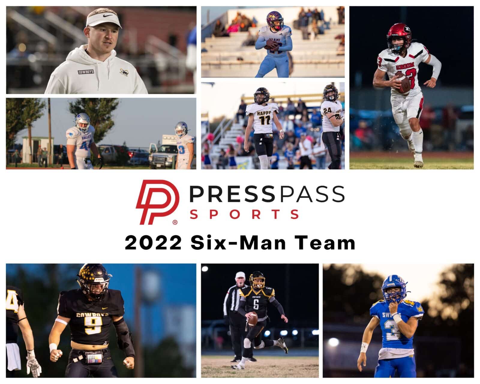 Press Pass Sports 2022 Six-Man Football Team | Press Pass Sports