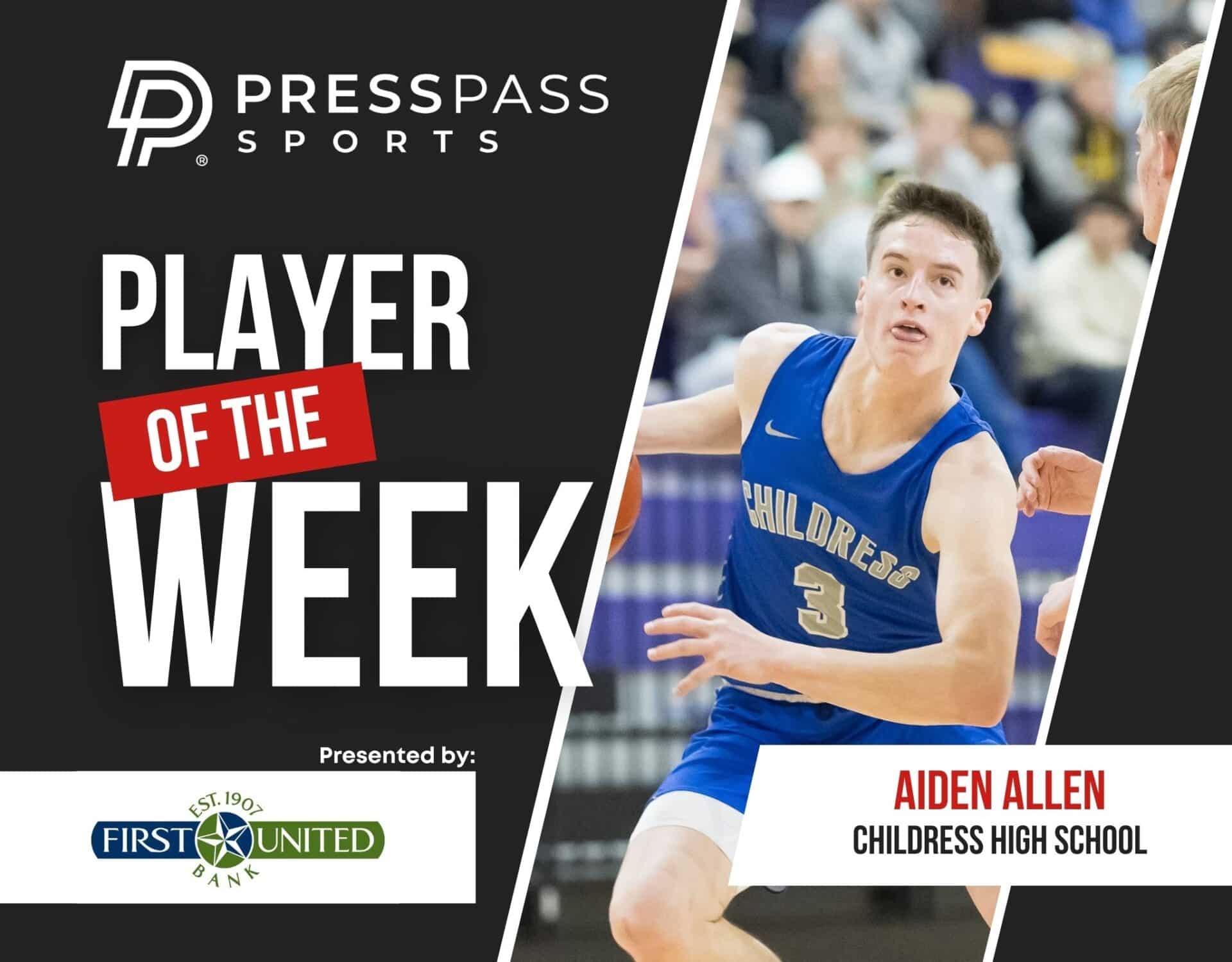 Boys Athlete of the Week – Aiden Allen, Childress | Press Pass Sports