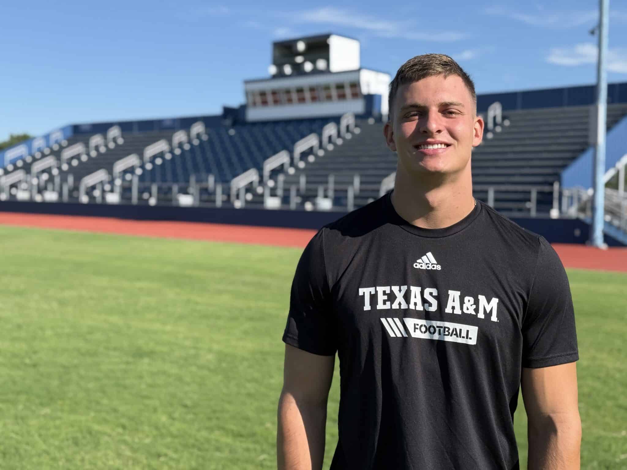 Stratford graduate Luke Braden motivated to find a spot on the Texas A ...