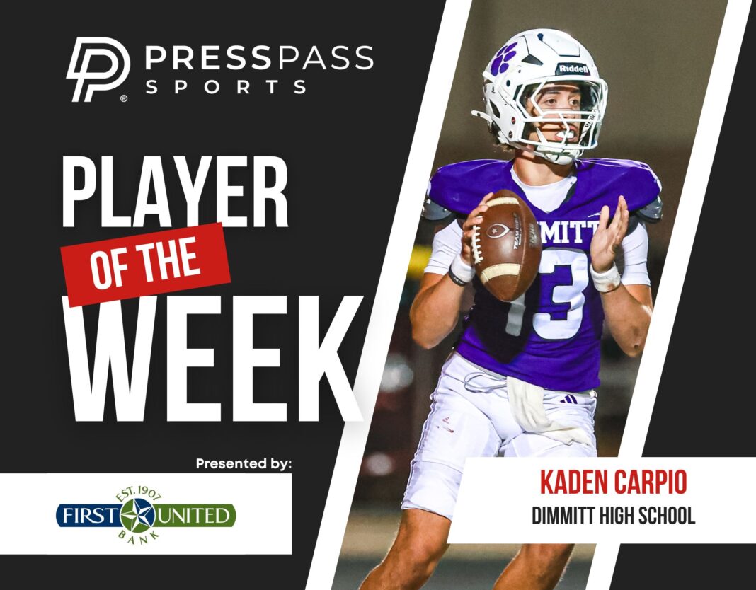Boys Athlete of the Week – Kaden Carpio, Dimmitt | Press Pass Sports