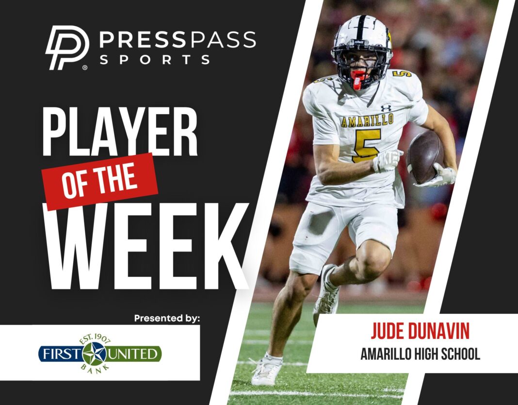Boys Athlete of the Week – Jude Dunavin, Amarillo High | Press Pass Sports